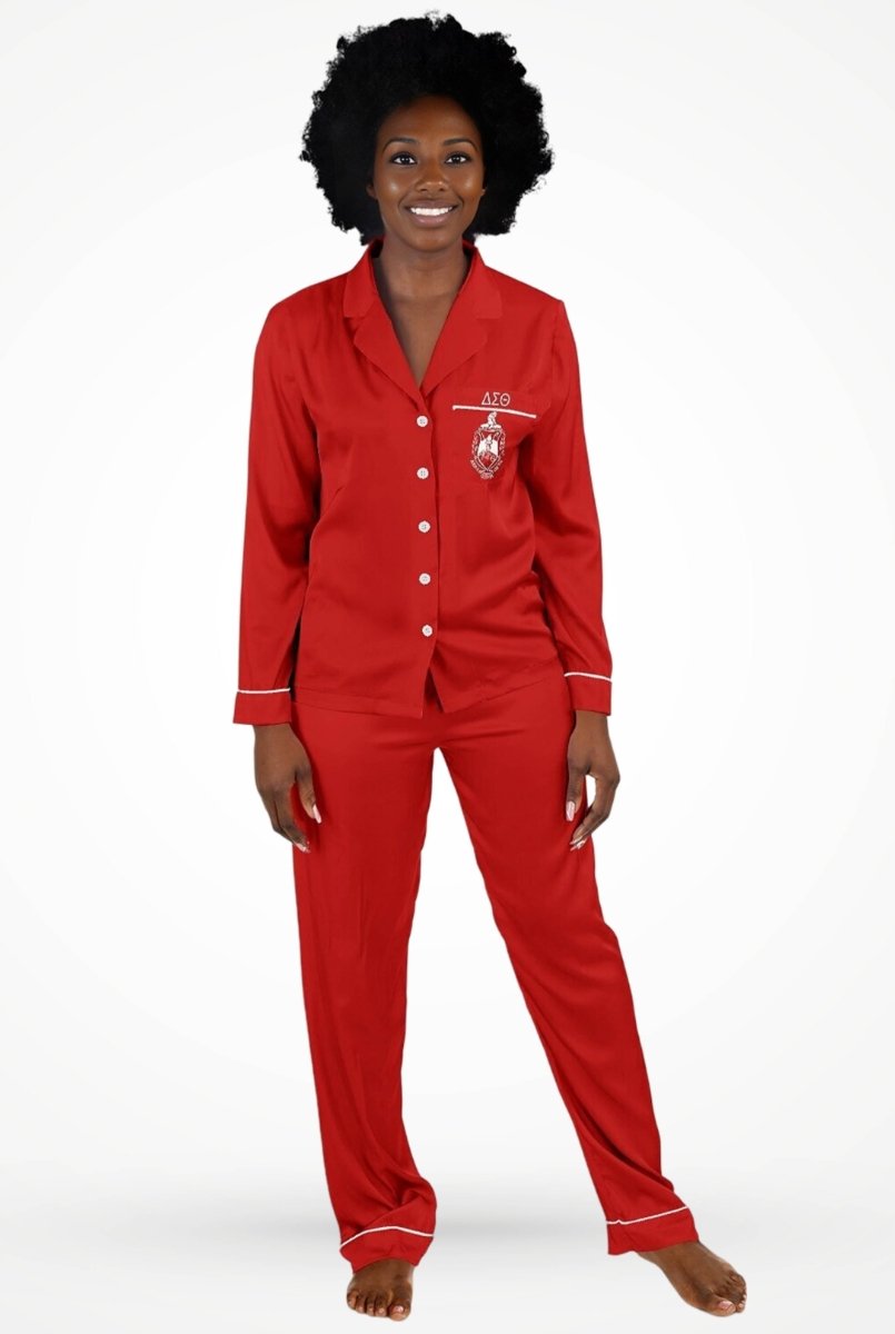 Delta Sigma Theta Satin Pajamas, | Kioko