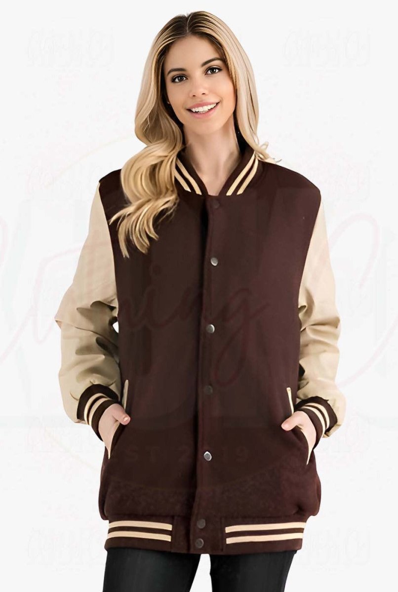 Gameday Oversize Letterman Jacket, S | Kioko